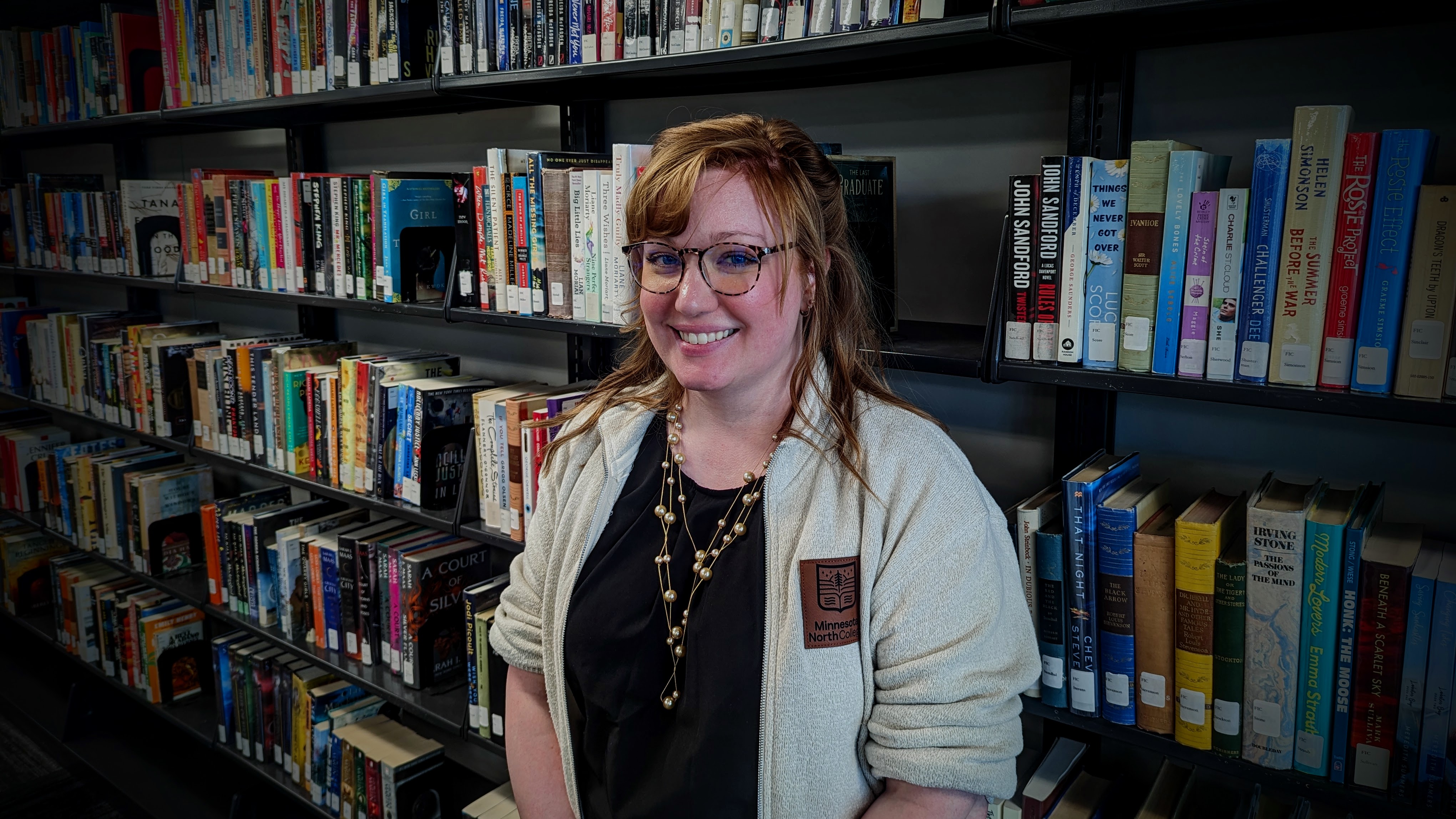 Pride of place: Rachel Milani serves her hometown and the library at Minnesota North College ...